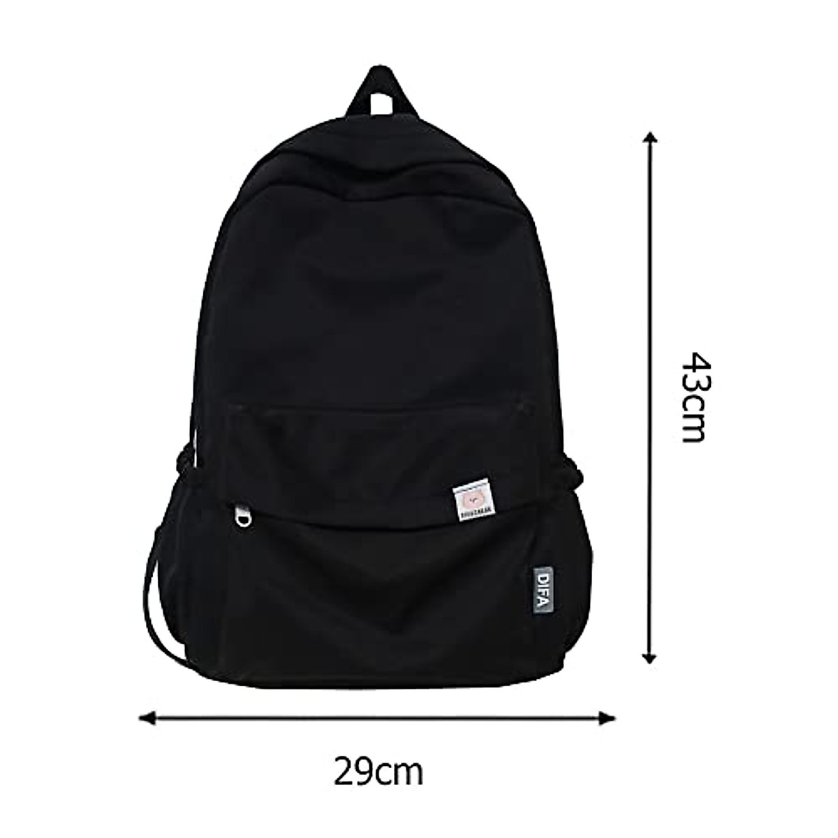 JQWSVE Aesthetic Backpack Sage Green Backpack for Women Solid Color Y2k Backpack Cute Kawaii Backpack Travel Laptop Backpack