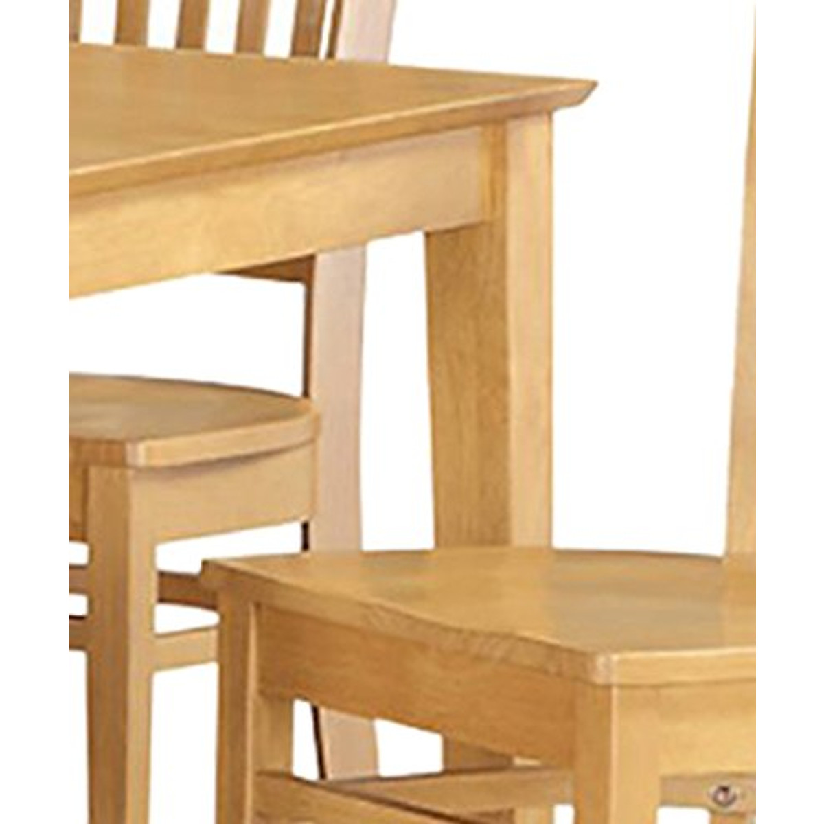East West Furniture Capri 7 Piece Kitchen Set Consist of a Rectangle Table and 6 Dining Chairs