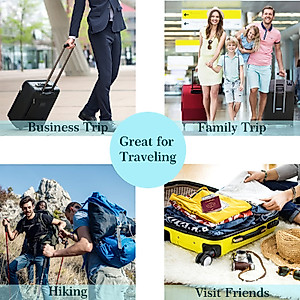 Hooqict 4 Pack Travel Toothbrush Case Portable Travel Toothbrush Holder Plastic Toothbrush Container Protector Cover for Traveling, Camping, Home, School, Business