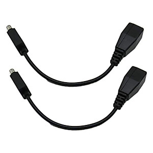 2 Pack Adapter Power Supply Adapter Wired Adapter Cord Cable Fits for Microsoft Xbox 360, for Microsoft Xbox One