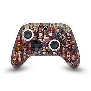Head Case Designs Officially Licensed EA Bioware Dragon Age Cast Of Thousands Inquisition Graphics Vinyl Sticker Gaming Skin Decal Cover Compatible With Xbox Series X/S Controller