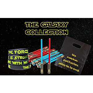 Light Saber Pencils Party Favors, Set for Kids 24 pack of Red and Blue Pencils with 3D Top Gifts Supplies for Star Wars Fan Boys Girls Teen Tween Adult - birthday party favors star wars Pencils