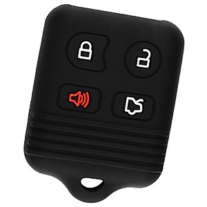 KeyGuardz Keyless Entry Remote Car Key Fob Outer Shell Cover Soft Rubber Protective Case for Ford Lincoln Mercury CWTWB1U345