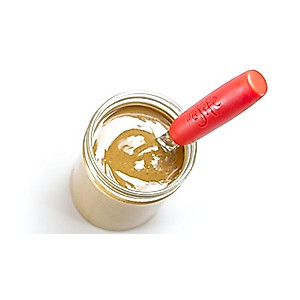 PB-JIFE! The Ultimate PB knife. Stir, scrape, and clean the BIG Jars (Red, 1)