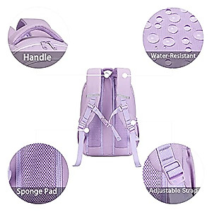 Abshoo Cute Kids Backpack For Girls Kindergarten Elementary Unicorn School Backpacks With Chest Strap (Unicorn Purple)