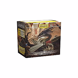 Dragon Shield Sleeves – Valentine Dragons 100 CT - MGT Card Sleeves are Smooth & Tough - Compatible with Pokemon, Yugioh, & Magic The Gathering Card Sleeves