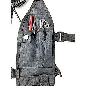 X-FIRE® Radio Vest Universal Holder Rig for Portable Two-Way Radios