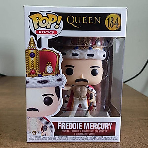 POP Rocks: Freddie Mercury King Multicolor, 3.75 inches