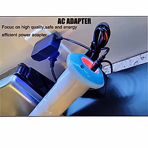 AC/DC Adapter for Hurricane Spin Scrubber Brush HSS1 HSSI JF-DY085030,Hurricane SpinScrubber Brush Rechargeable Turbo Scrubber TeleBrands Corp