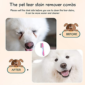 Tick Remover Tool Set - Comb, Tweezer, and Flea Comb for Dogs, Cats, and Humans (3+1+1 Pack), Pink