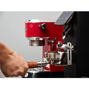 IKAPE Coffee Products, 54mm Bottomless Naked Portafilter Compatible with 54mm Breville Barista Series BES870/878/880 Machine & Solis Barista Machines (Included 16g Capacity Filter Basket)