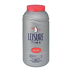 LEISURE TIME 45430A Brom Tabs Bromine Cleanser for Spas and Hot Tubs, 4 lbs