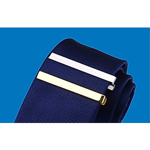 Ericotry Mens Stainless Steel Silver Tone Tie Clip Simple Necktie Tie Bar Clasp Clip Best Xmas Gift