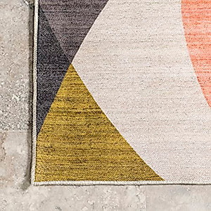nuLOOM Lizzy Modern Machine Washable Indoor/Outdoor Area Rug, 8' x 10', Multicolor