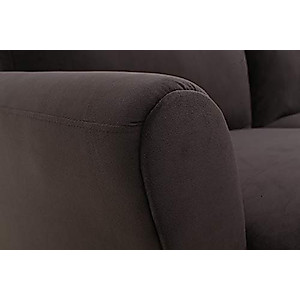 LifeStyle Solutions Rolled arms Sectional Sofa, Coffee
