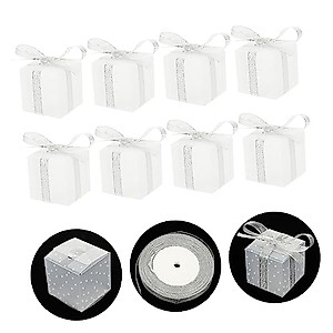 Didiseaon 1 Set candy box plastic to go containers clear cake containers plastic containers macaron candy gift cube cookie pvc portable candy container candy accessory package accessory mini