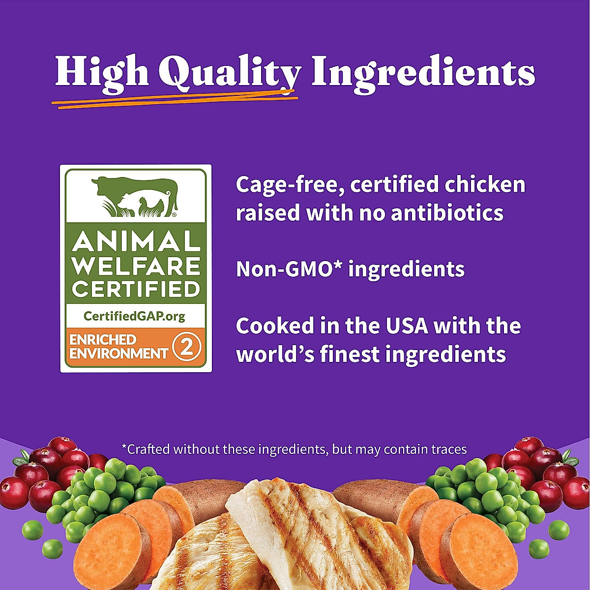 Halo Holistic Indoor Cat Food Dry, Grain Free Cage-free Chicken Recipe for healthy weight support, Complete Digestive Health, Dry Cat Food Bag, Adult Formula, 6-lb Bag