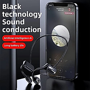 Betreasure Bone Conduction Headphones Bluetooth Earbuds Sports Noise Cancelling Wireless Hi-Fi Headphones for iPhone 12 13…