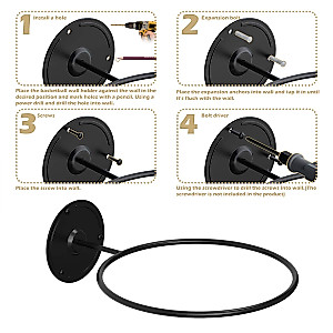 Suchek Steel Ball Holder Wall Mount, Display Rack Storage for Soccer, Basketball, Volleyball (2 Pieces)