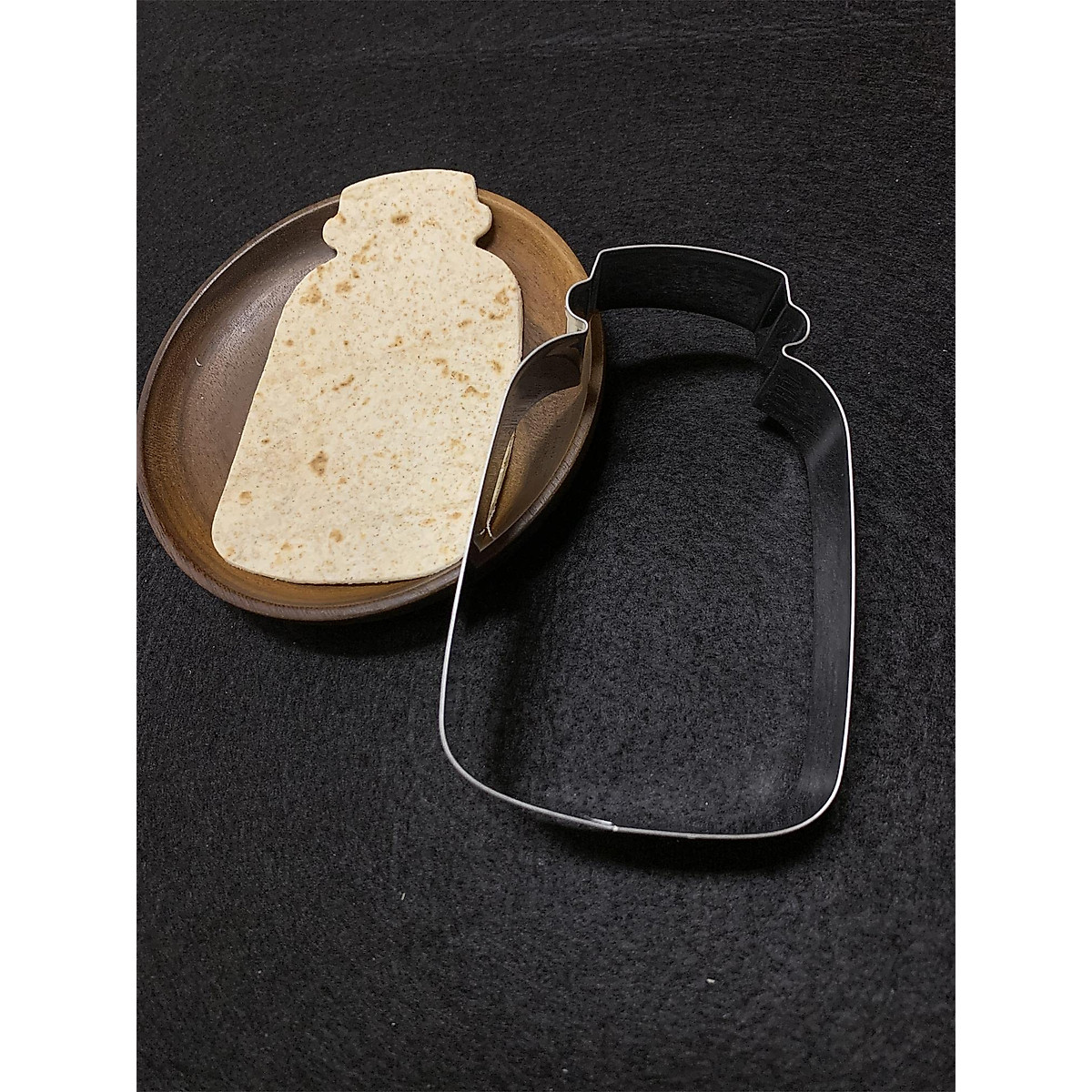 Mason Jar Cookie Cutter Set-4.5 Inch-Biscui Cookie Cutters Fondant Molds for Baby Shower Birthday Wedding Bachelorette