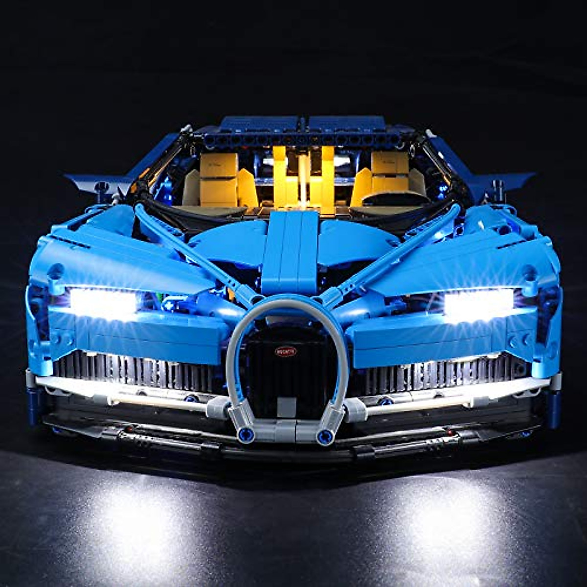 BRIKSMAX Led Lighting Kit for Bugatti Chiron - Compatible with Lego 42083 Building Blocks Model- Not Include The Lego Set(Remote-Control Version)