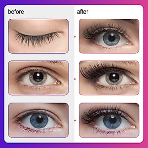 Vanalia Magnetic Eyelashes with Eyeliner,Magnetic Eyelashes and Lashes Kit,3D 5D False Lashes, 5 Pairs with Tweezers, Easy to Wear-No Glue Needed