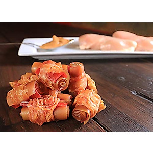 Pur Luv K9 Kraves Rawhide Free Bone Dog Treats, Peanut Butter Flavor, Made with Real Peanut Butter and Chicken, Healthy, Easily Digestible, Long Lasting, and High Protein Dog Treat, 20 Count