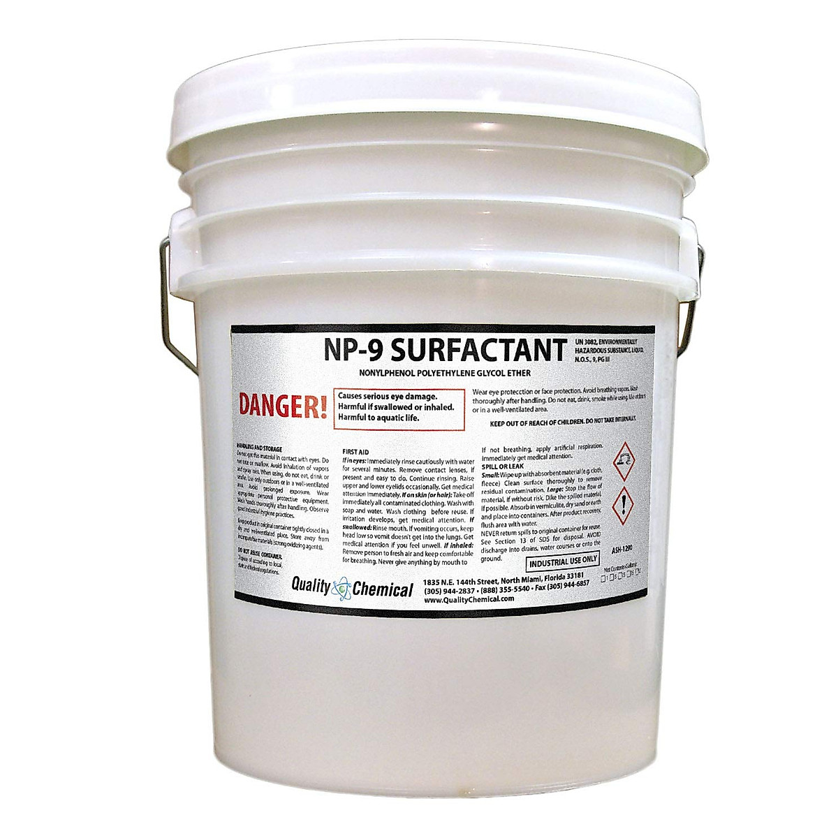 Quality Chemical Polyoxyethylene nonylphenol (NP-9) Surfactant-5 gallon pail