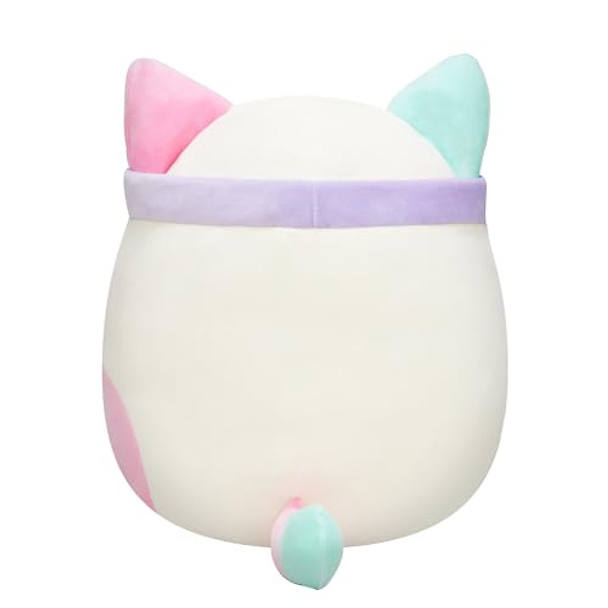 Squishmallows Original 14-Inch Caryl Teal and Pink Calico Cat - Large Ultrasoft Official Jazwares Plush