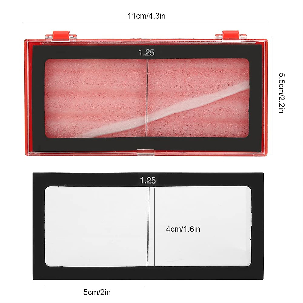 Welding Glass Magnifier Lens Glass Eye-Protecting Anti-Ultraviolet Welder Accessories 0.75/1.25/1.75/2.25 Diopter (1.25)