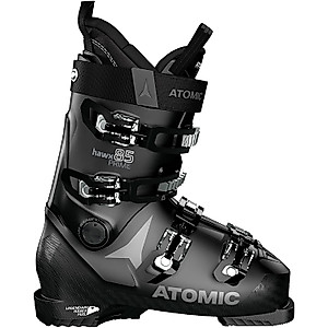 Atomic HAWX Prime 85 Ski Boots Womens Sz 7/7.5 (24/24.5) Black/Silver