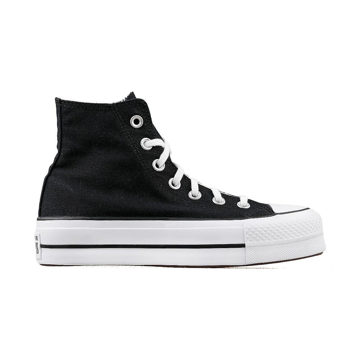 Converse Women's Chuck Taylor All Star Lift High Top Sneakers, Black/White/White, 8.5 Medium US