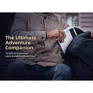 Native 1080P Bluetooth Projector with 100'' Screen, ALVAR 10000 Lux & 400 ANSI Portable Outdoor Movie Mini Projector, 60000 Hrs LED Lamp Life, Compatible with TV Stick, HDMI and USB