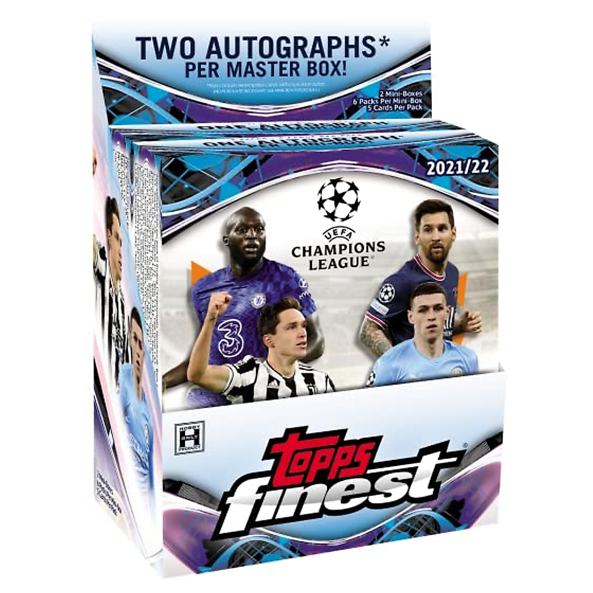 Topps 2021/22 Finest UEFA Champions League Soccer Box (12 pks/bx)
