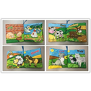 LmtLessDeals Baby Soft Cloth Books Baby Books Safety Fabric Baby Book Set 3 Pack Gift Set