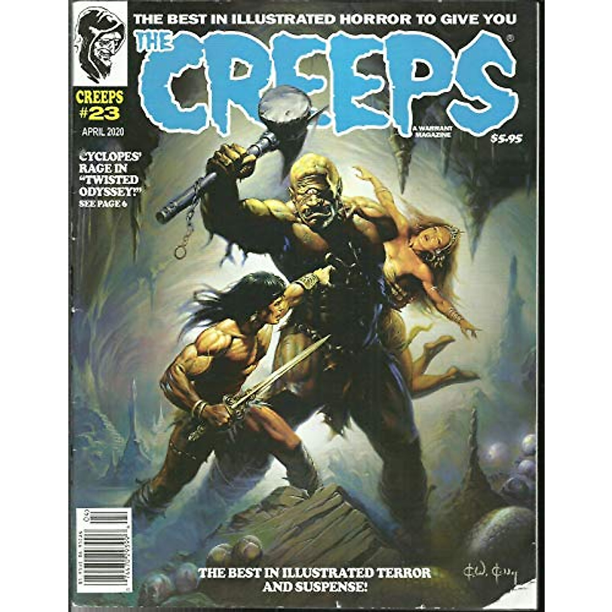 THE CREEPS A WARRANT, THE BEST IN ILLUSTRATED HORROR TO GIVE YOU APRIL, 2020
