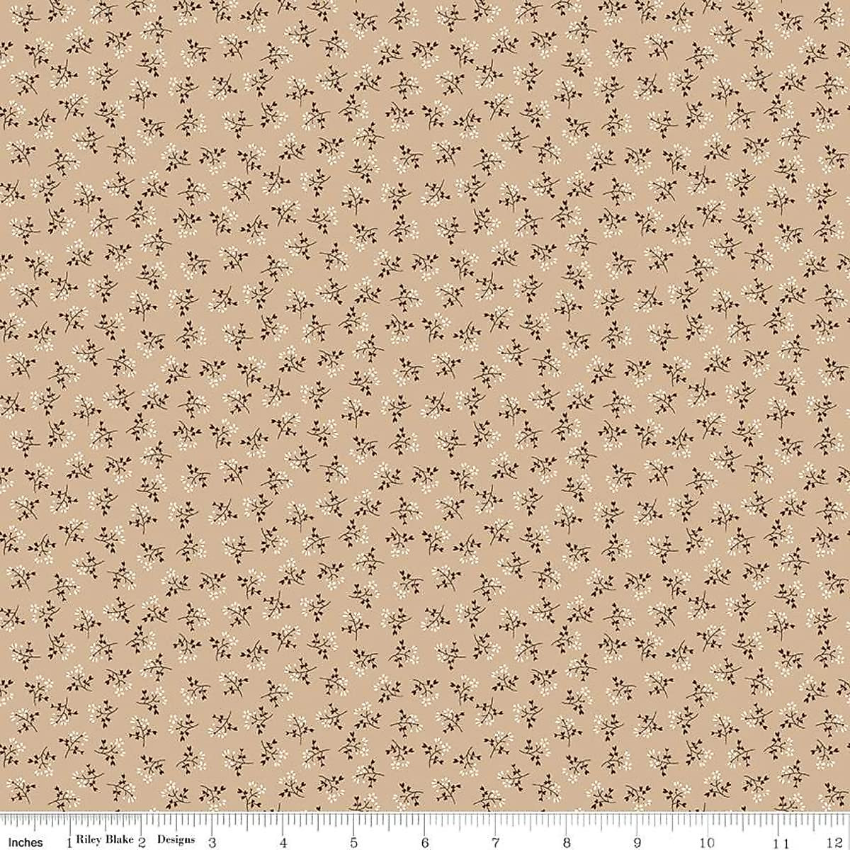 Prairie Fat Quarter Bundle (46 Pieces) by Lori Holt for Riley Blake 18 x 21 inches (45.72 cm x 53.34 cm) Fabric cuts DIY Quilt Fabric