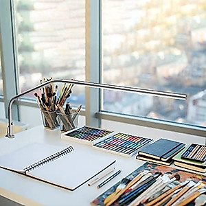 Daylight U35108 Clamp on, LED, Brushed Steel