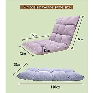 Lazy Sofa Tatami Single Small Sofa, Bedroom Bed Backrest Folding Chair