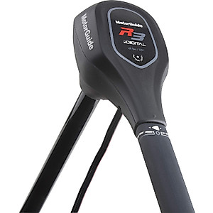 MotorGuide R3 Transom Mount Hand-Control, Black, 30-Inch (940100170)