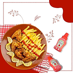 EOPER 4 Pieces 25 ml Mini Empty Squeeze Bottles for Sauce, Plastic Condiment Dispenser Reusable Ketchup Squeeze Bottles Portable Honey Storage Containers Jars