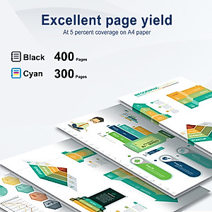 RGiNK Compatible pg-245xl cl-246xl Ink Cartridge Replacement for Ink cartridges Canon 245 and 246 with Canon Pixma MG2522 MG3022 MG2420 TR4520 TR4522 MX490 MX492 TS3122 Printer (1 Black,1 Color)