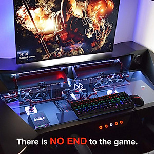 Mechanical Keyboard, E-YOOSO K600 LED Rainbow Backlit Mechanical Gaming Keyboard 104 Key Gamers Keyboard PC Computer USB Wired Gaming Keyboard Brown Switches (Black)