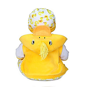 Reborn Baby Dolls Clothes 22 inch Outfit Accessories Yellow Duck 5pcs Set for 20-22 Inch Reborn Doll Newborn Girl&Boy