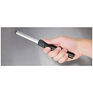 Kershaw 9" Ultra-Tek Sharpener, 600-Grit Diamond-Coated Oval Shaft, Portable Blade Sharpener Tool for Knife