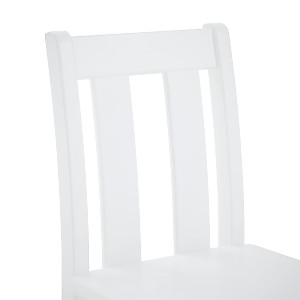 MUSEHOMEINC Kids Chairs for Toddlers,Toddler Wooden Chairs for Playing or Activity, Set of 2, Activity Chair for Children/Kids Wooden Chair/Preschool Furniture/Gift for Boys Girls. (White)