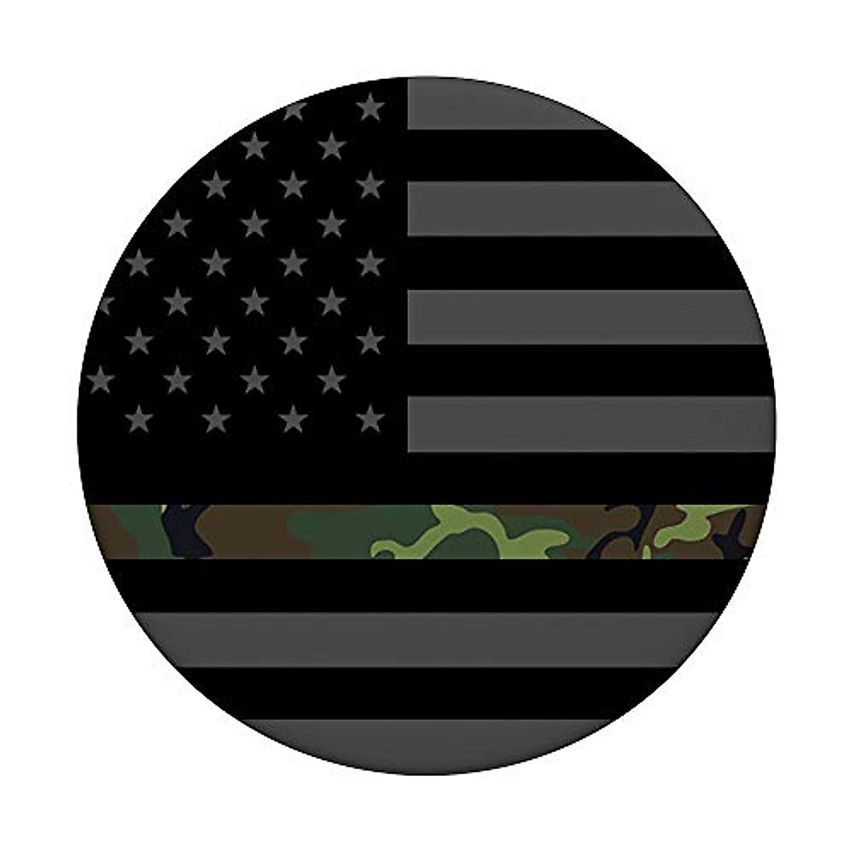 Thin Green Line Popsockets Army Military USA Flag PopSockets PopGrip: Swappable Grip for Phones & Tablets