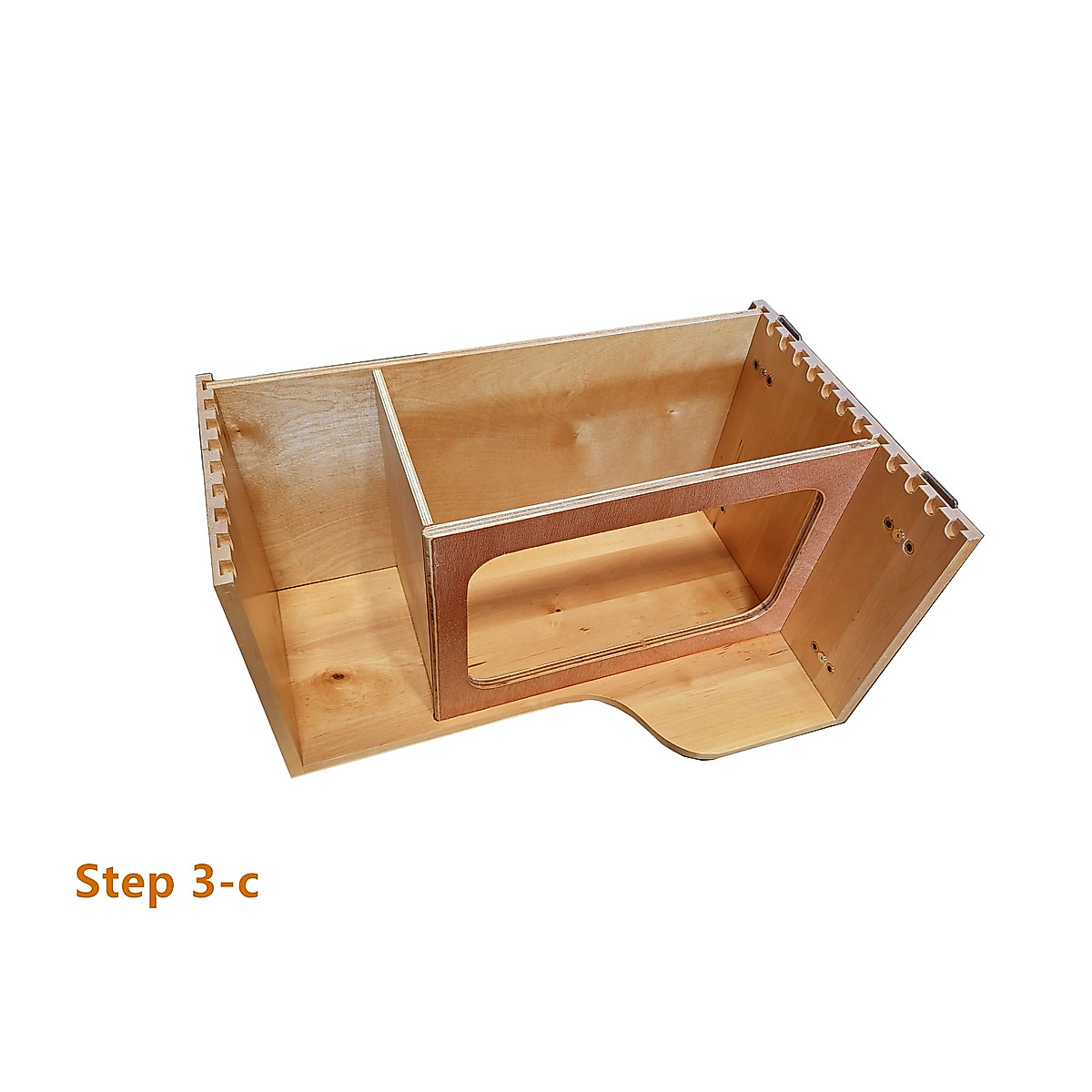 Pull Out Trash Can for Base Kitchen Cabinets, Storage Garbage Bin on wood frame with Soft Close Track Front mounting hardware include. Rear Storage, 11'' width for B15 cabinet (Not included trash bin)
