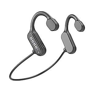 HUHD Bluetooth 5.0 Air Conduction Wireless Open Ear Headphones IPX6 Waterproof Wireless Headphones for Sport,Running,Walking