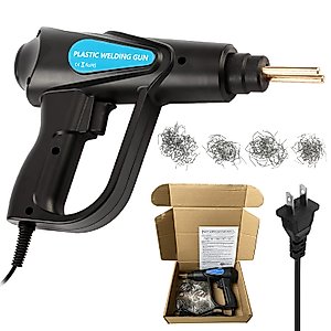 70W Hot Stapler, Plastic Welding Machine Car Bumper Repair Kit, 4 Types Flat/Outside Corner/Inside Corner/Wave Staples, Welding Repairing Machine Welder Gun Repair